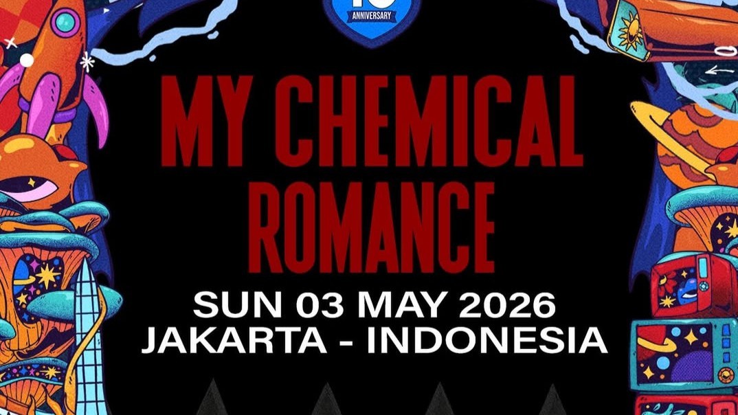 My Chemical Romance Konser di Hammersonic 2026, Penjualan Tiket Mulai 9 ...